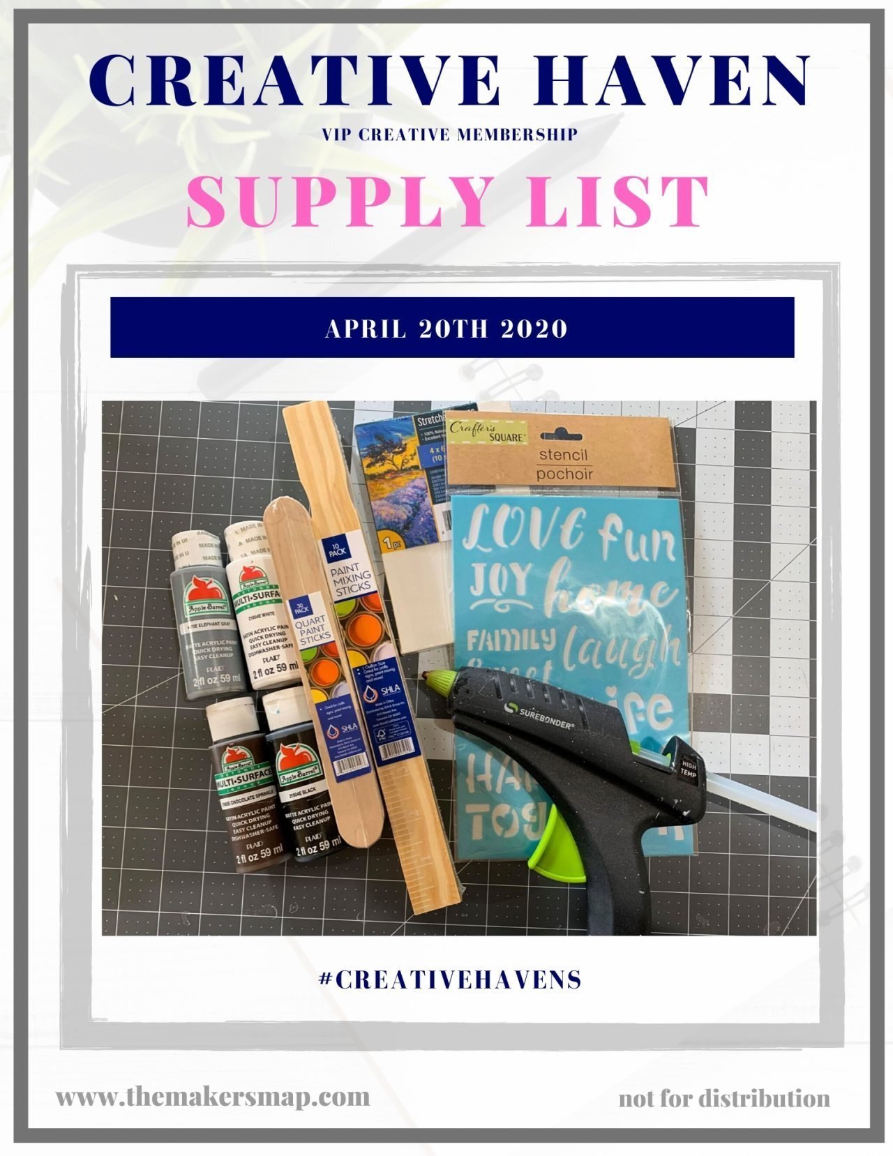 How to make a DIY Paint Stick Ladder Sign