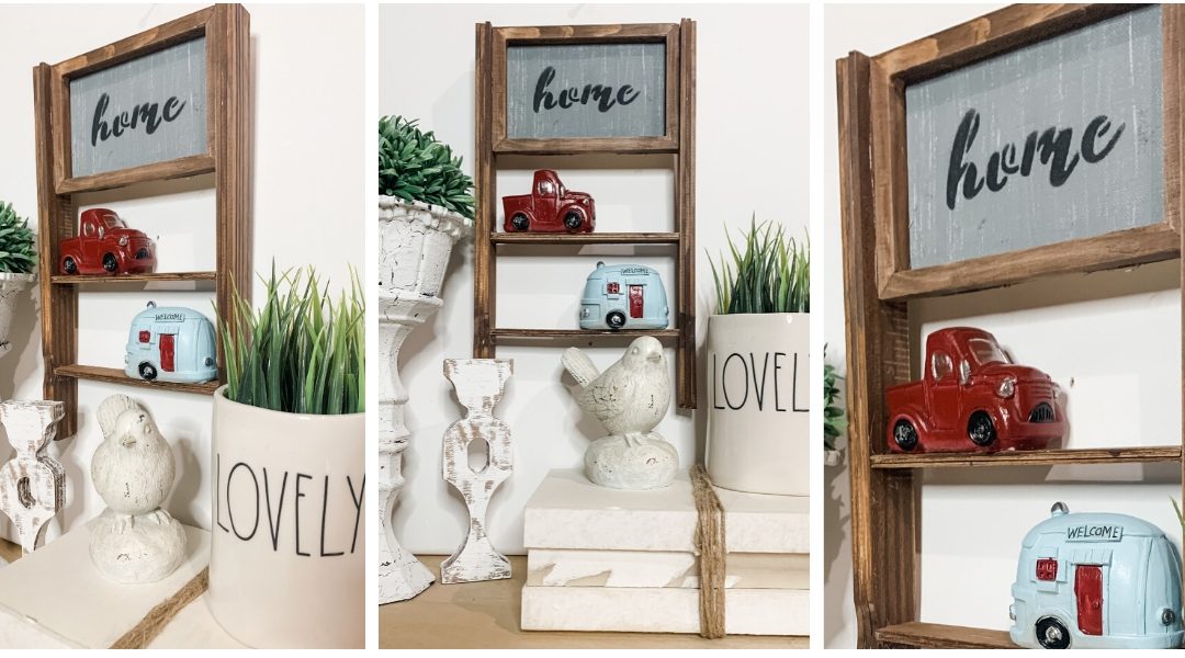 How to make a DIY Paint Stick Ladder Sign