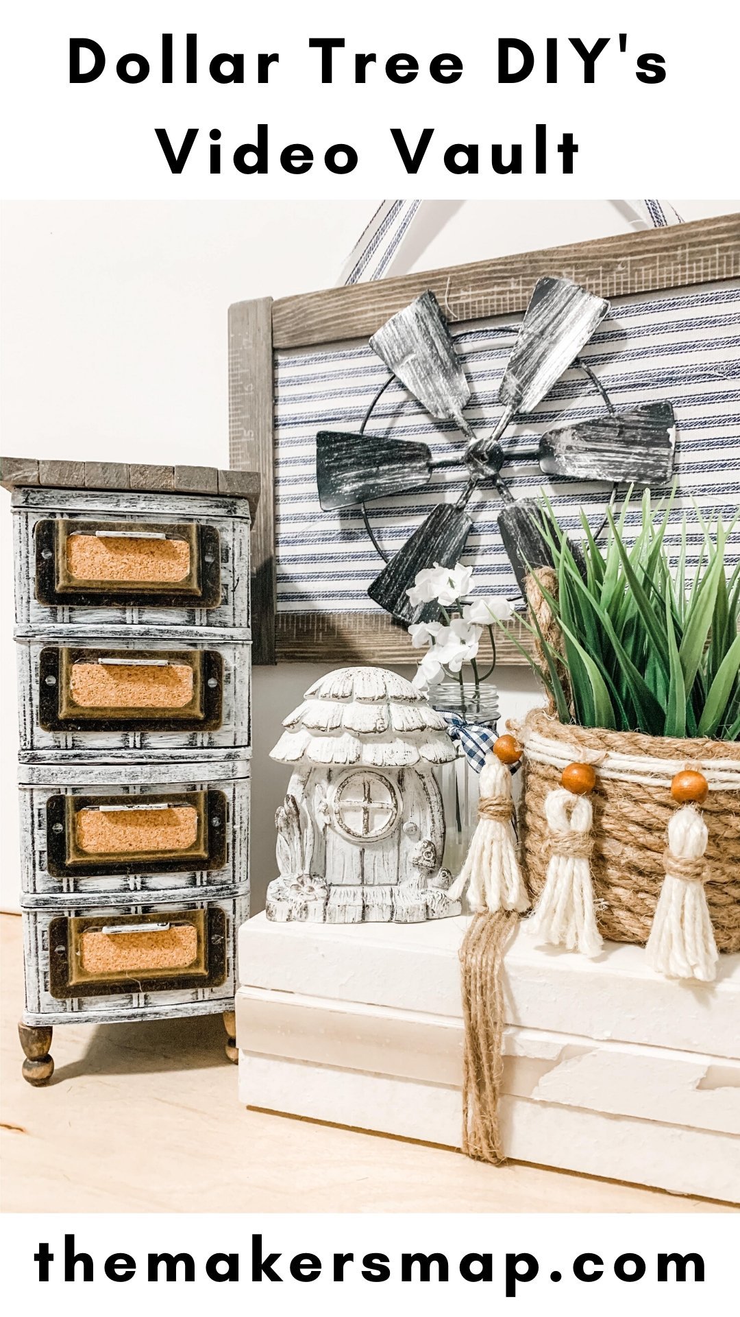 DIY Video Tutorial Vault for easy decor and craft ideas