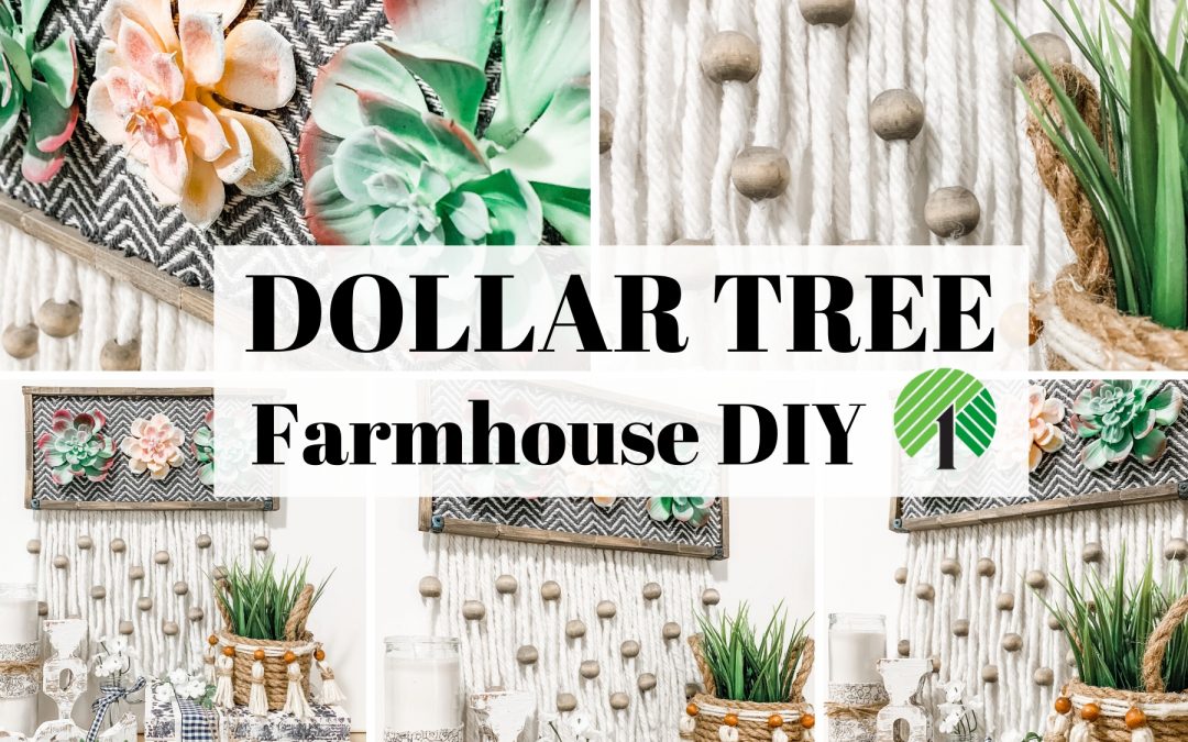 Dollar Tree Boho Farmhouse DIY Creative How To