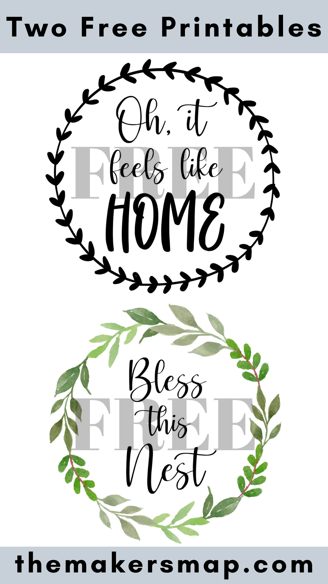 Subscribe to my Emails and DIY blog - 2 free printables just for you