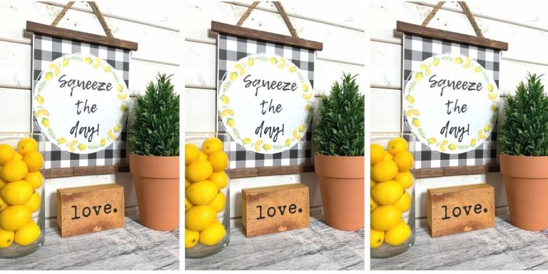 Get a Free Farmhouse Lemon Printable for DIY Decor