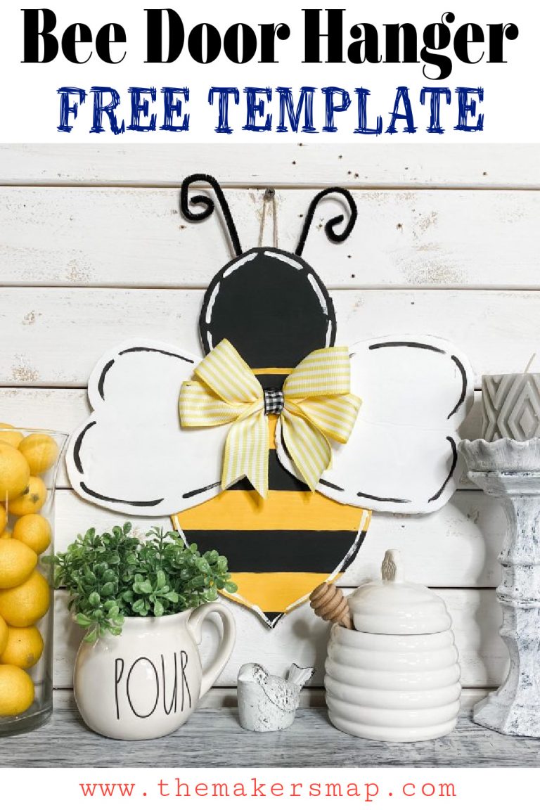 Get Your Free Bumble Bee Door Hanger Template