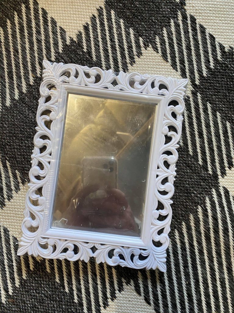 Dollar Tree Mirror Farmhouse Makeover - Easy DIY Home Decor Tutorial