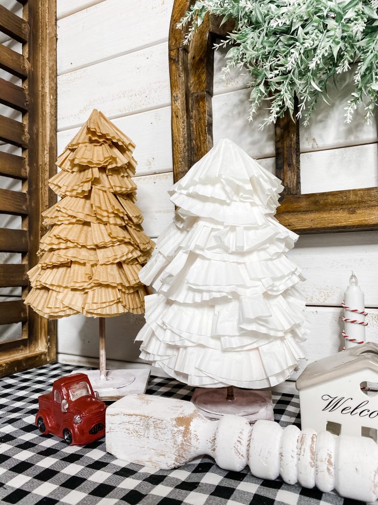 How to make DIY Cupcake Liner Trees - DIY with Amber Strong