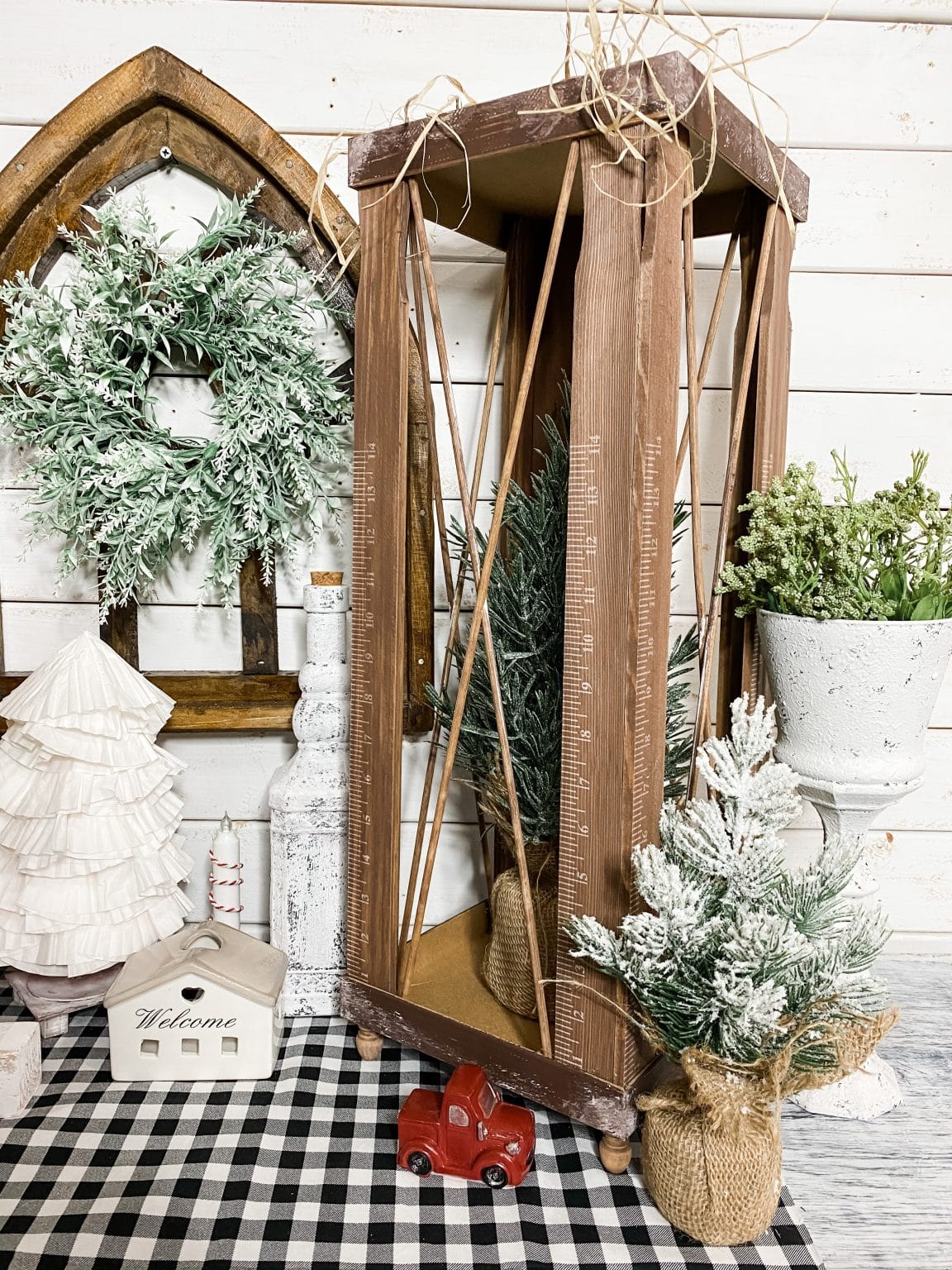 How to make a DIY Large Wood Lantern - DIY with Amber Strong