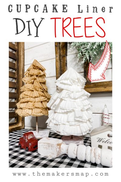 How to make DIY Cupcake Liner Trees - DIY with Amber Strong