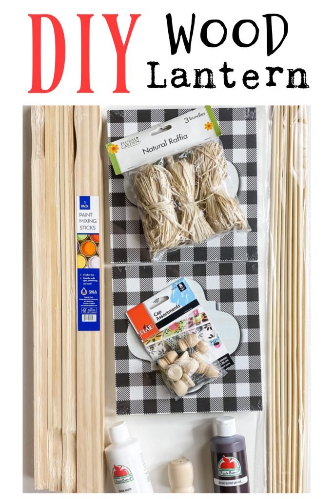 How to make a DIY Large Wood Lantern - DIY with Amber Strong