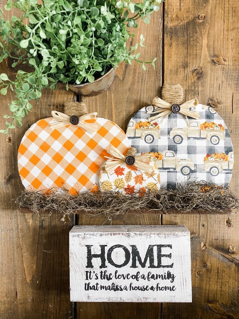 How to make a Fall Pumpkin Decor DIY - Fall Decorating Ideas