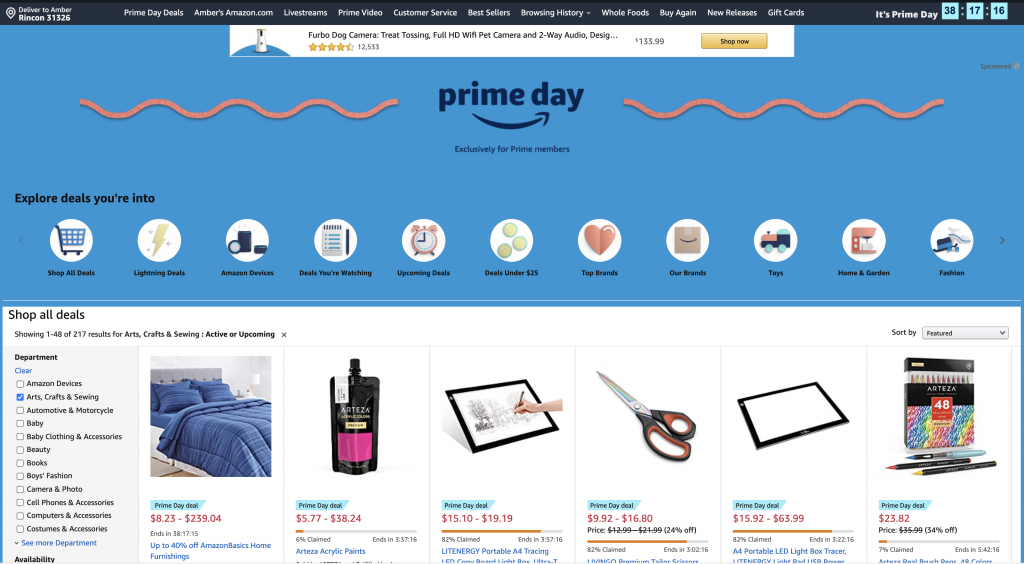 Amazon Prime Day Deals for Crafters and DIY'ers - Craft Supply Resource