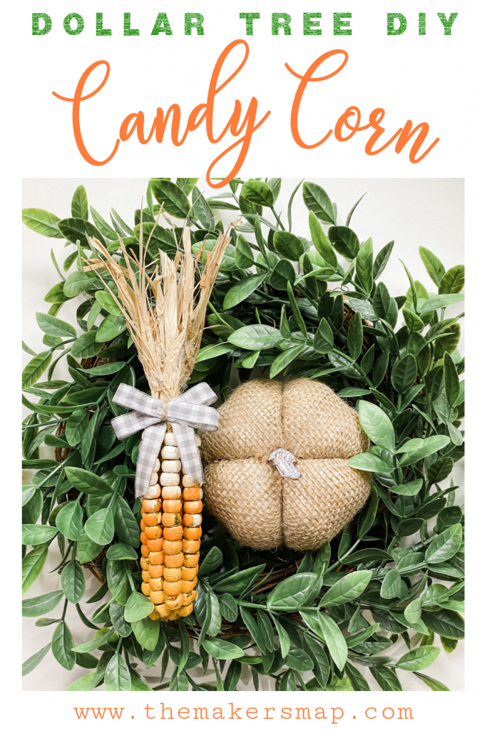 Make a Dollar Tree DIY Fall Bead Candy Corn - 20 minute DIY