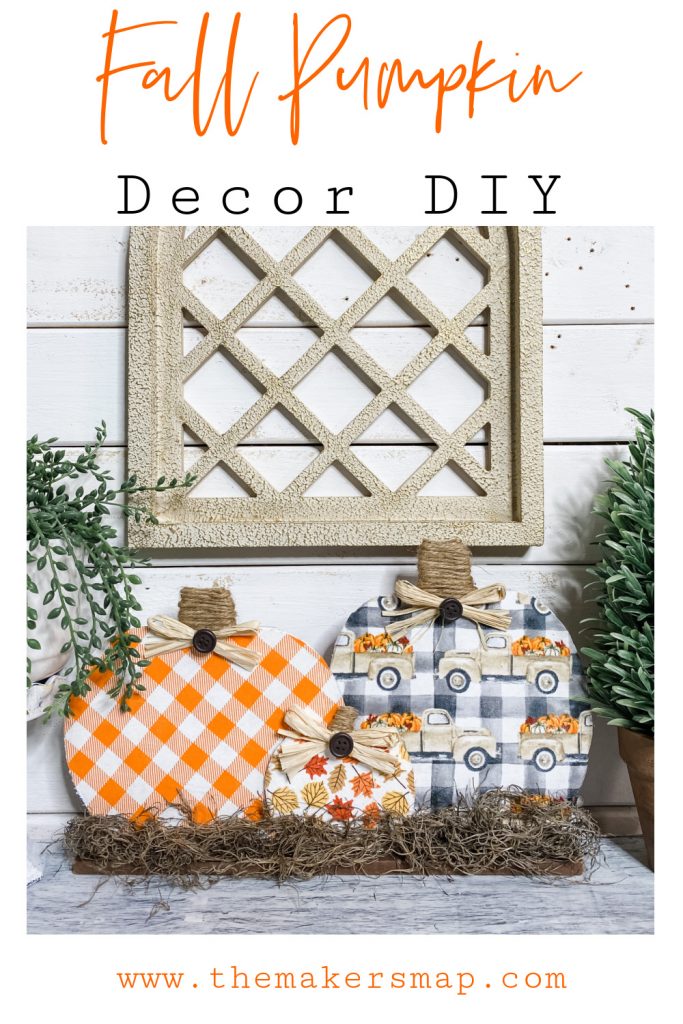 How to make a Fall Pumpkin Decor DIY - Fall Decorating Ideas