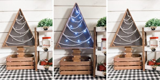 Dollar Tree Ruler Christmas Decor DIY for any budget