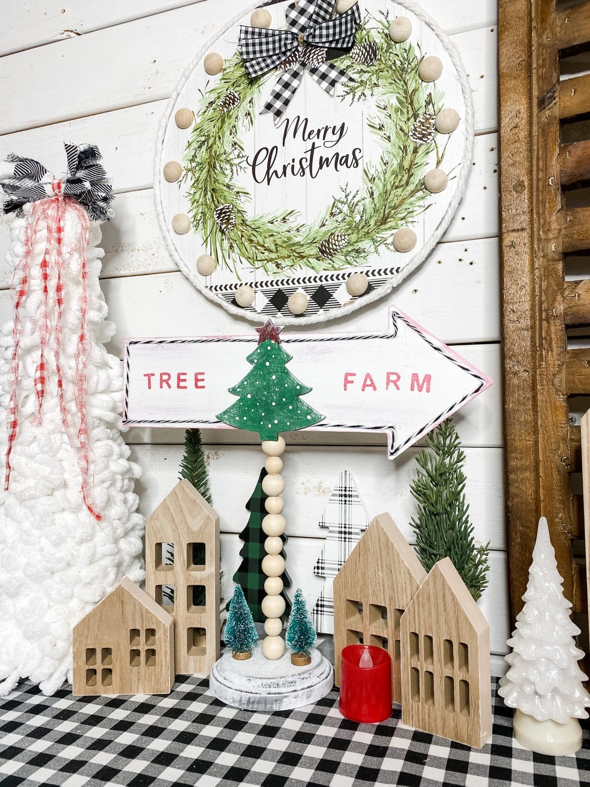 How to Make a Dollar Tree DIY Christmas Tree Farm Sign