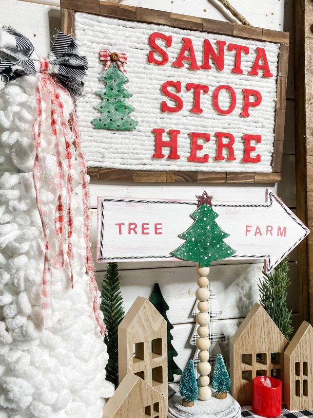 How to Make a Dollar Tree DIY Christmas Tree Farm Sign