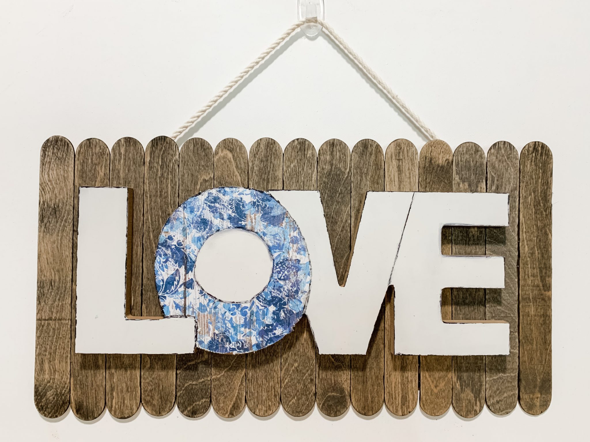 Spring Decor DIY Dollar Tree Love Sign - DIY Decor Tutorial