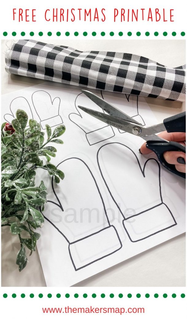 Get this Free Christmas mittens printable right to your inbox