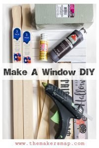 Easy Dollar Tree project - Decorative Window with flower box DIY