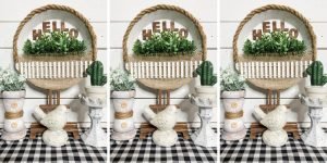 Dollar Tree Trophy DIY Farmhouse Decor - DIY Decor Tutorial
