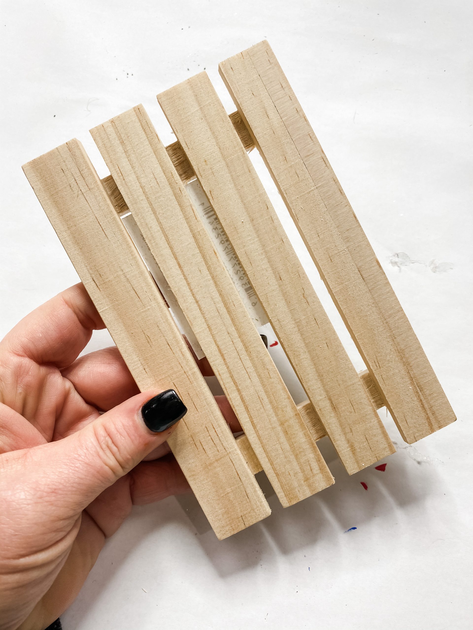 DIY Dollar Tree Mini Pallet Valentine s Day Decor Easy DIY Idea