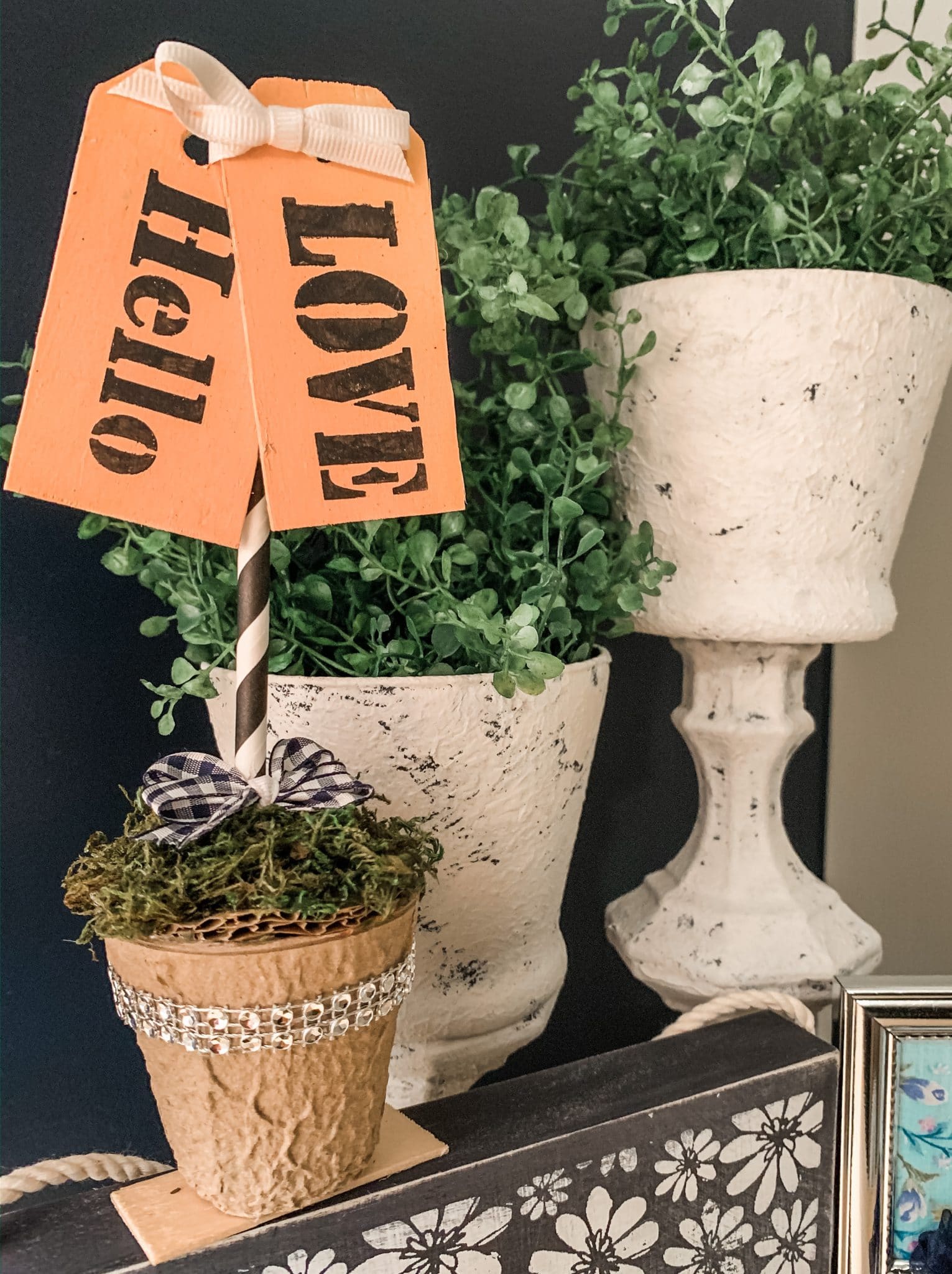 Dollar Tree Mini Planter DIY Everyday Decor - DIY Decor Tutorial