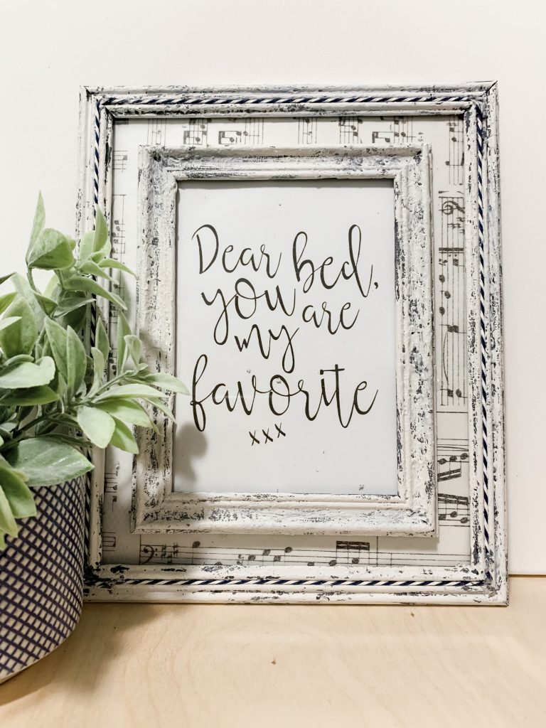 Dollar Tree Picture Frame DIY Home Decor - DIY Decor Tutorial