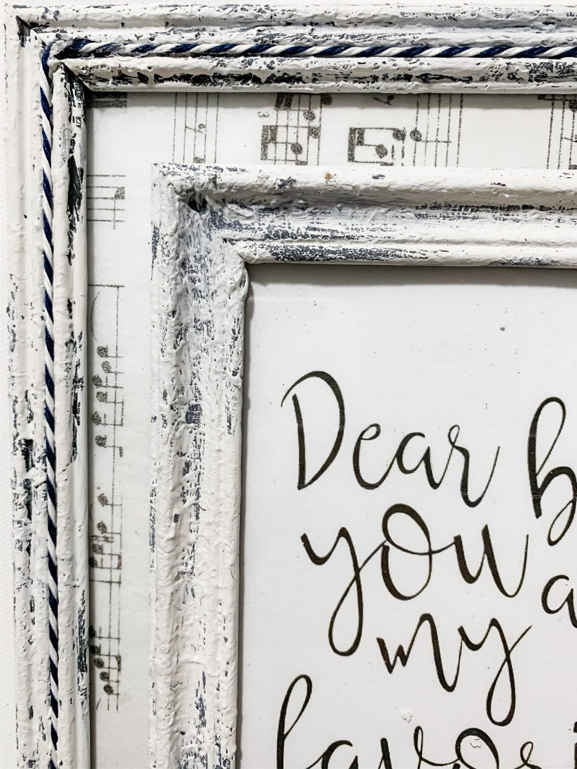 Dollar Tree Picture Frame DIY Home Decor - DIY Decor Tutorial