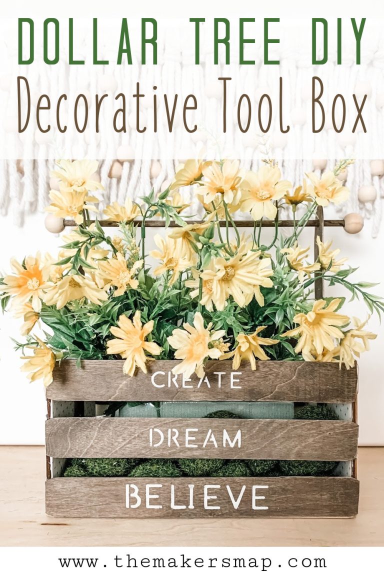 DIY Decorative Wooden Tool Box - Easy DIY Tutorial