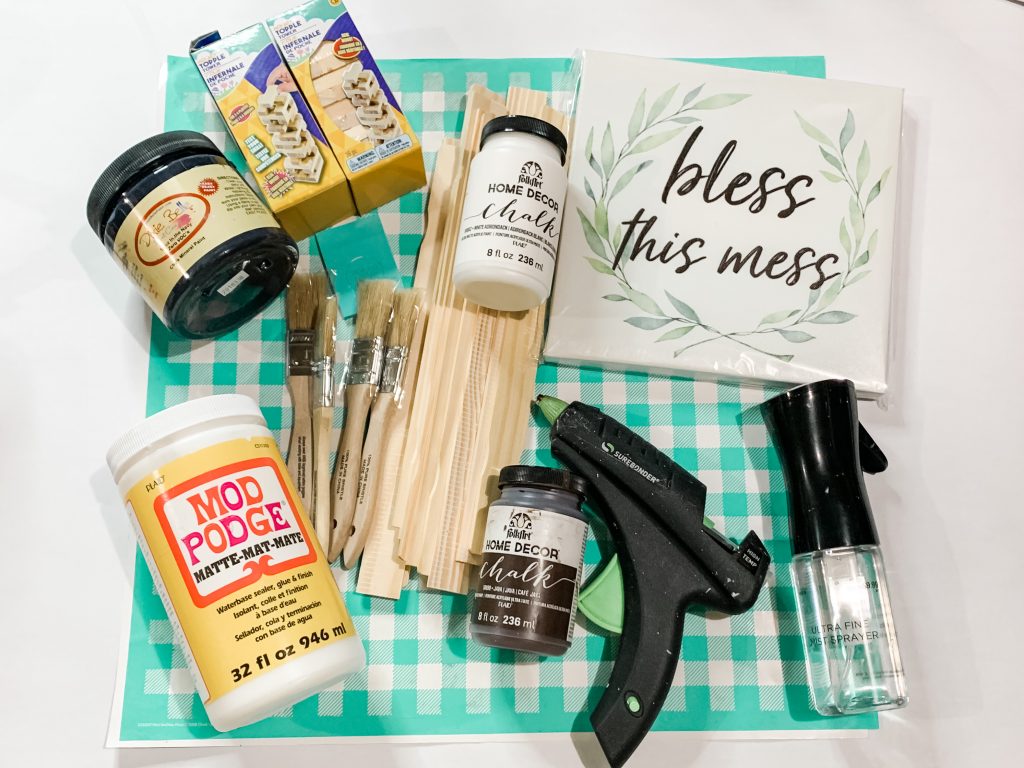 DIY Bless this Mess Sign - DIY Tutorial