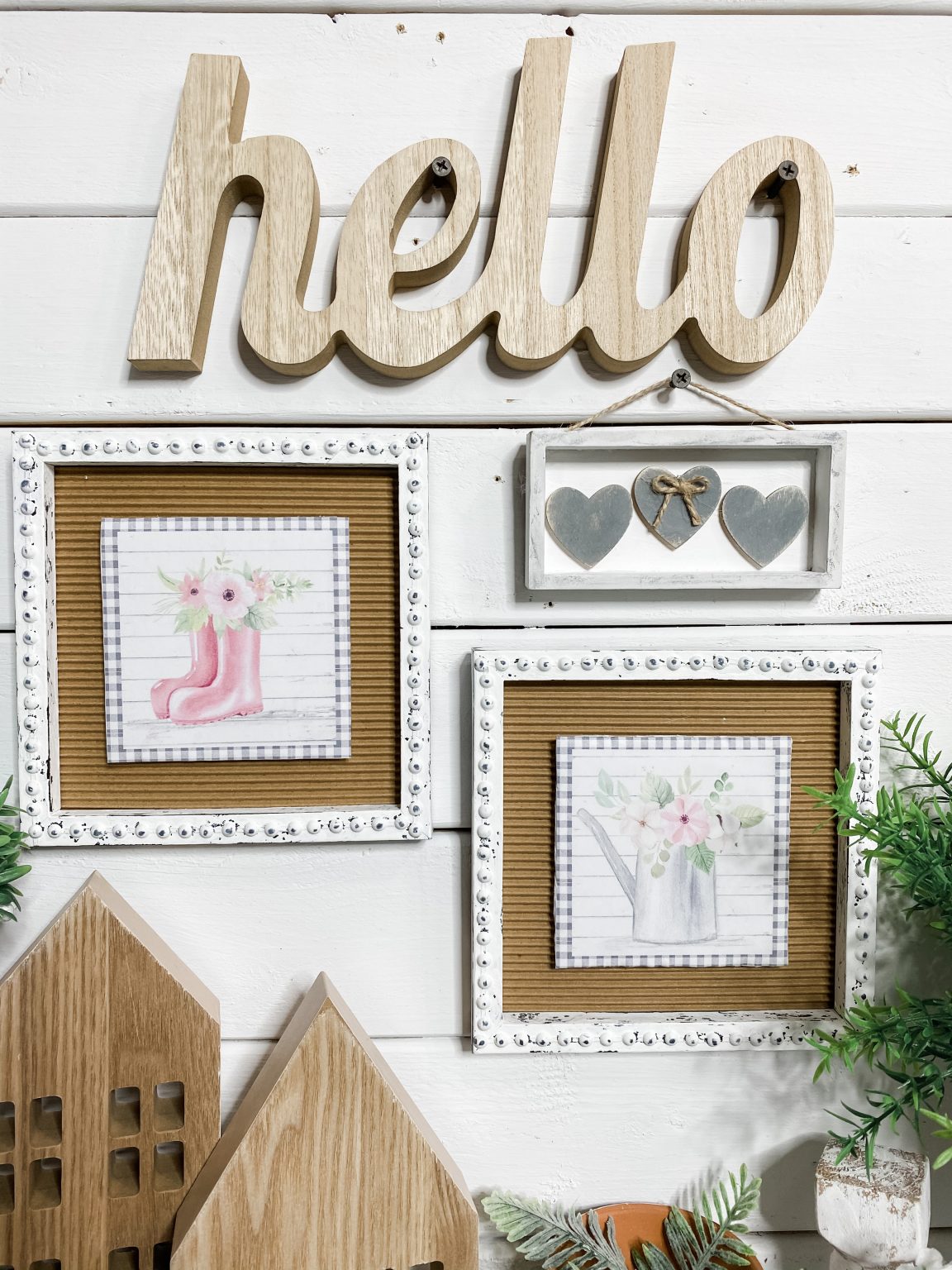 DIY Farmhouse Decor with Spring Printables - DIY Decor Tutorial