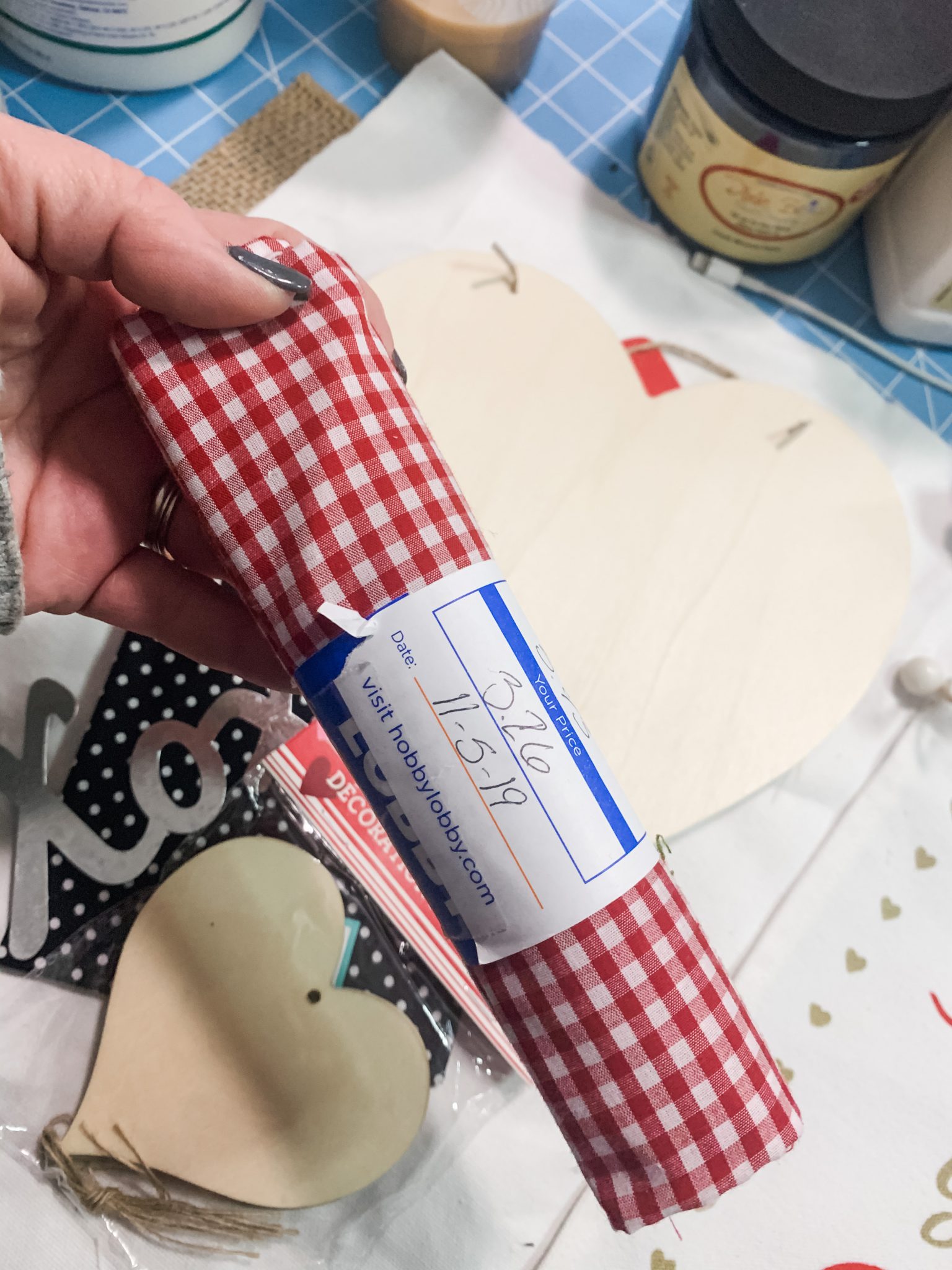Dollar Tree Banner DIY Valentine's Day Decor - Easy Valentine's Decor