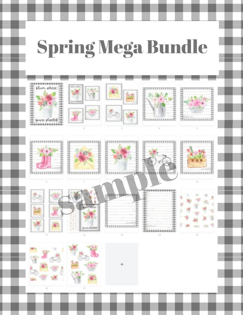 DIY Farmhouse Decor with Spring Printables - DIY Decor Tutorial