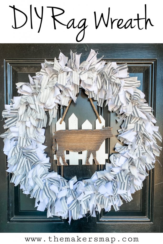 How to Make a Rag Wreath - Easy DIY Tutorial for Everday Decor