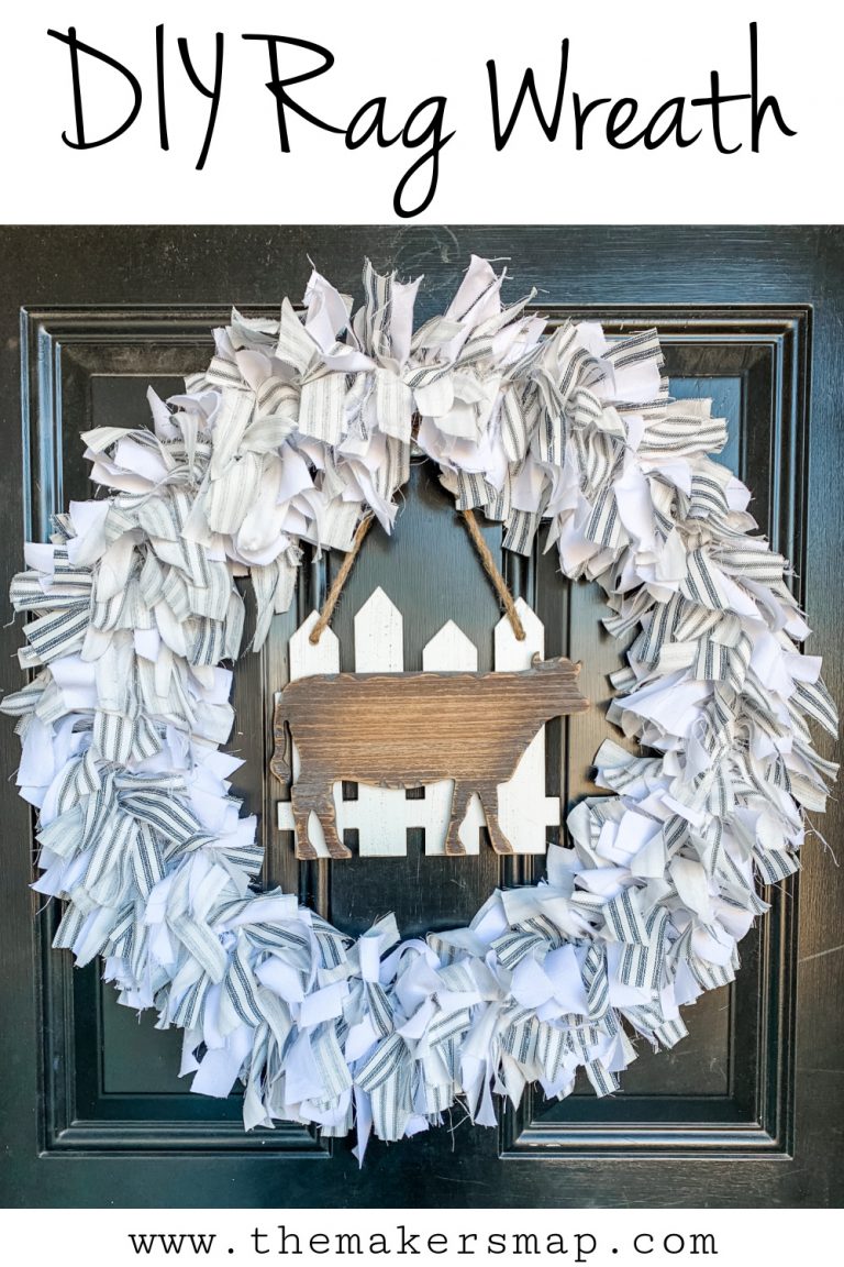 How to Make a Rag Wreath - Easy DIY Tutorial for Everday Decor