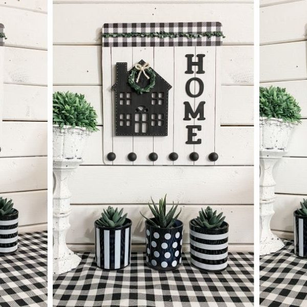 Standing Round Home Sign - Easy DIY Tutorial