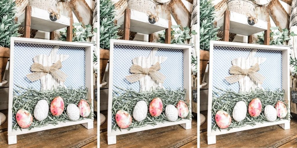Dollar Tree DIY Shabby Chic Easter Sign - Easy Easter Decor DIY Tutorial