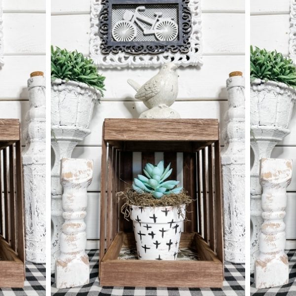 DIY Dollar Tree Mini Pallet Valentine's Day Decor Easy DIY Idea