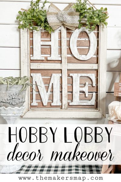 DIY Hobby Lobby Window Makeover - Easy Everyday Decor DIY Tutorial