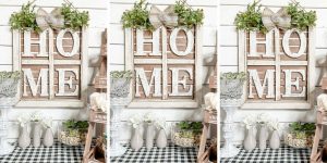 Dollar Tree DIY Farmhouse Wall Decor - window with faux shutters