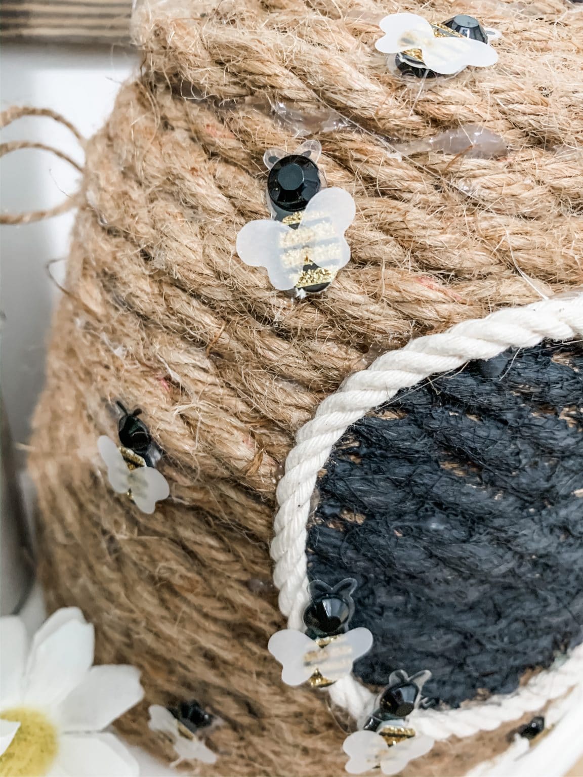 DIY Rope Beehive/Bee Skep - Easy Decor Tutorial
