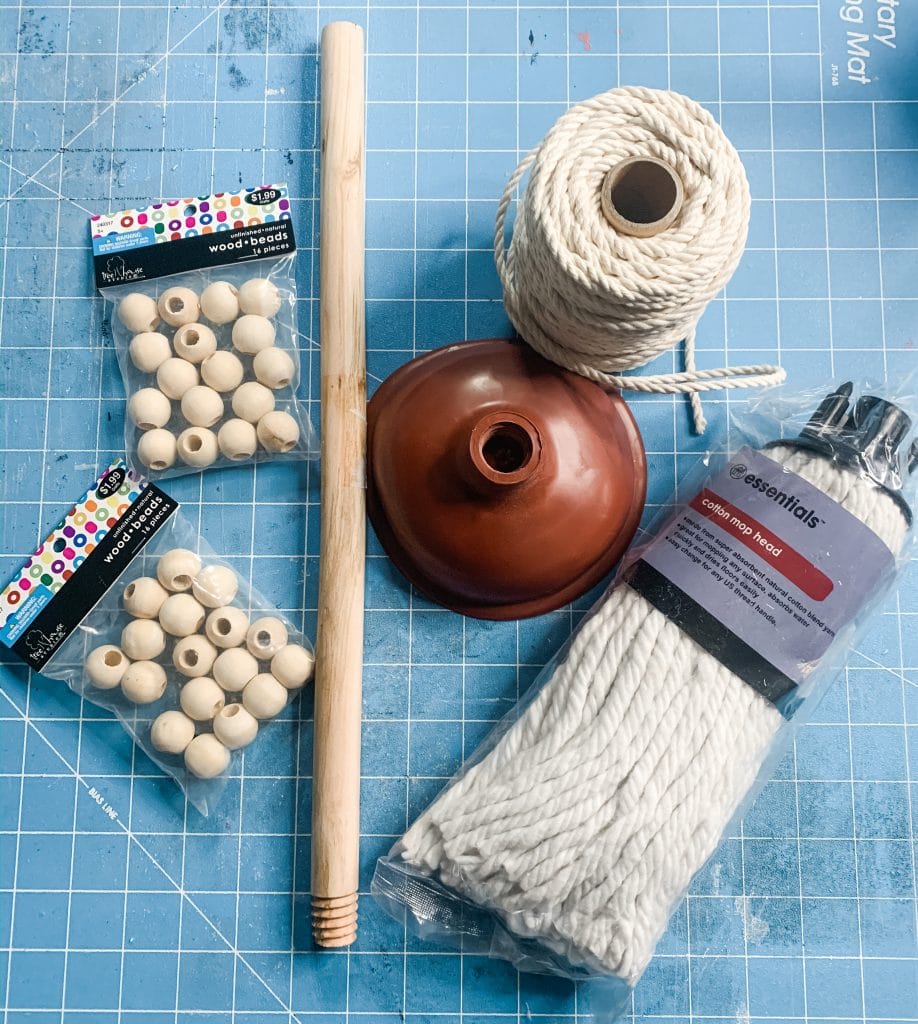 DIY Mop String Macrame Decor - Easy Decor DIY Tutorial