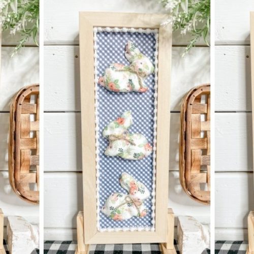 DIY Shabby Chic Easter Wreath - Easy Easter Decor