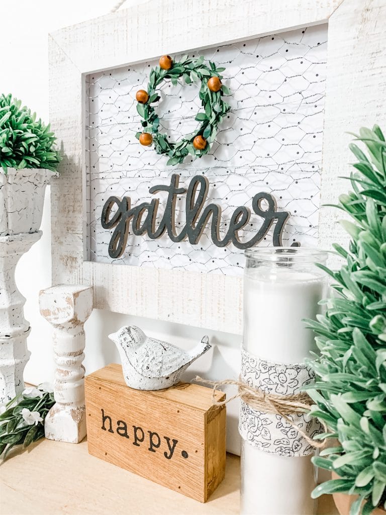 DIY Chicken Wire Gather Sign - Easy DIY Tutorial
