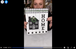 DIY House and Home Sign - Easy DIY Tutorial
