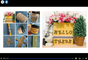 DIY Spring Flower Box - Easy Decor DIY Tutorial