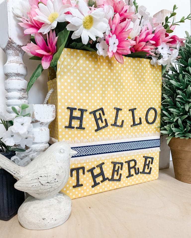 DIY Spring Flower Box - Easy Decor DIY Tutorial