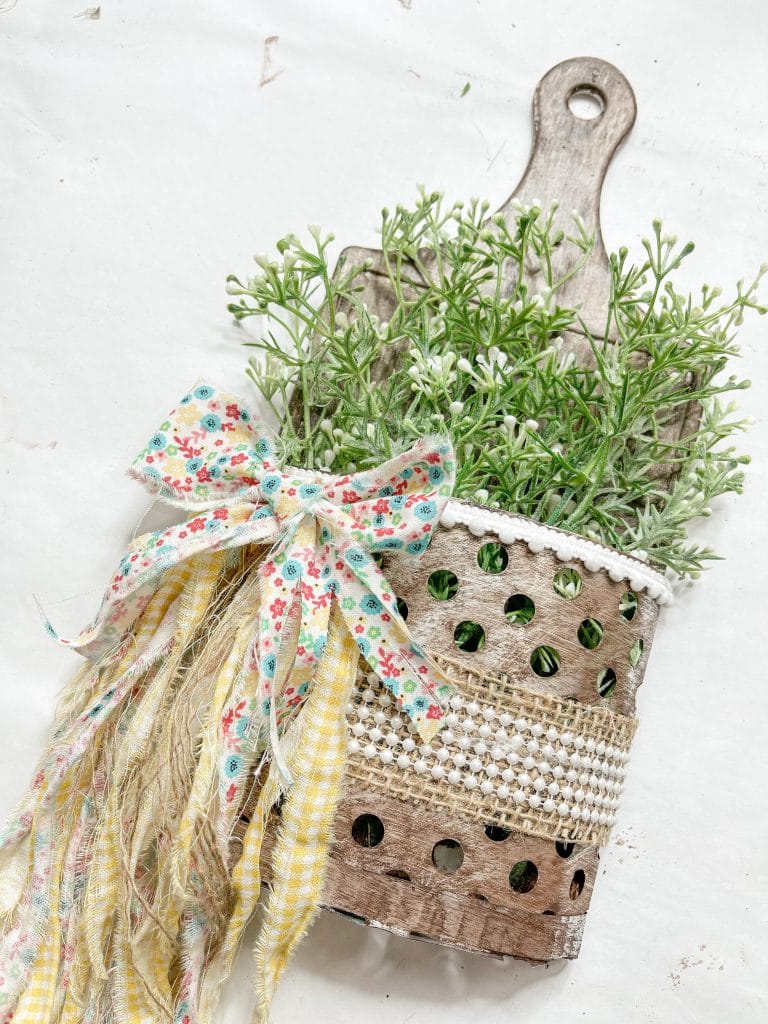 Dollar Tree DIY Faux Metal Bucket Spring Decor - Easy Decor DIY Tutorial