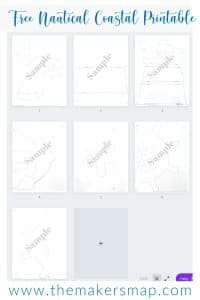 Get your Nautical Coastal Free Printable Template NOW