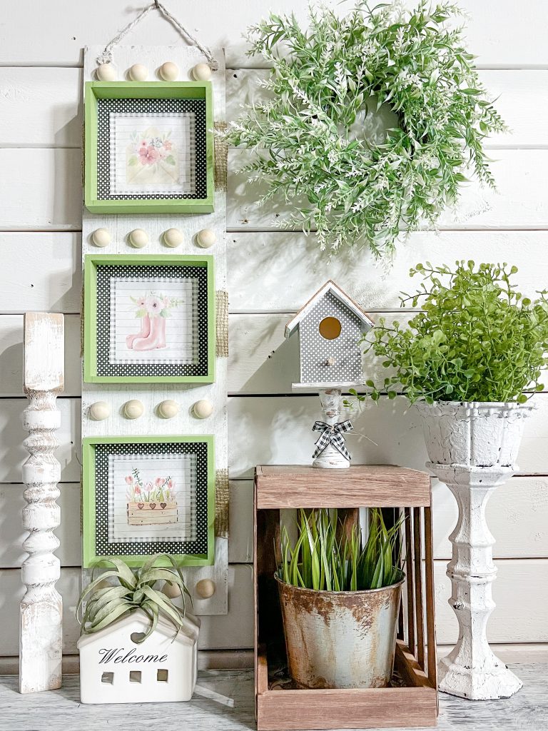 How to Turn Spring Printables into DIY Decor - Easy Decor DIY Tutorial