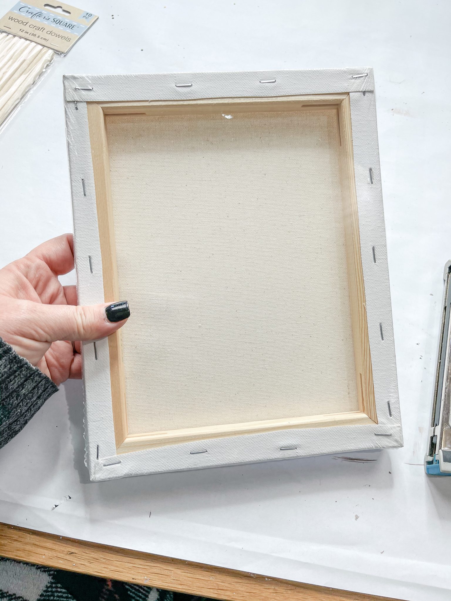 Dollar Tree DIY Farmhouse Wall Decor - window with faux shutters